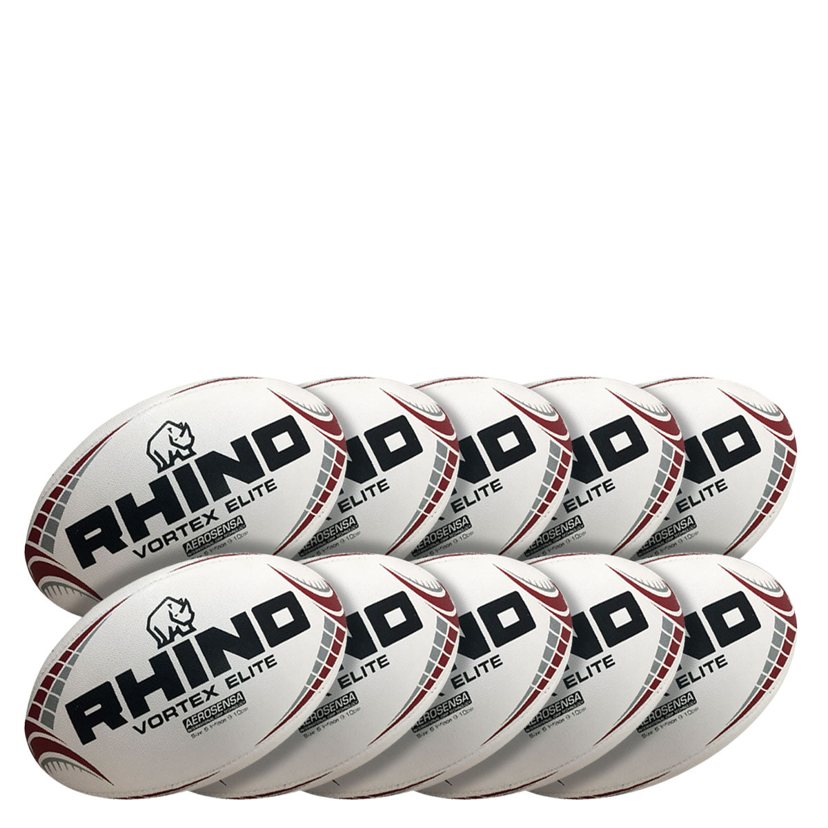Get latest 10pc Vortex Elite Match Rugby Ball Bundle at best price ...
