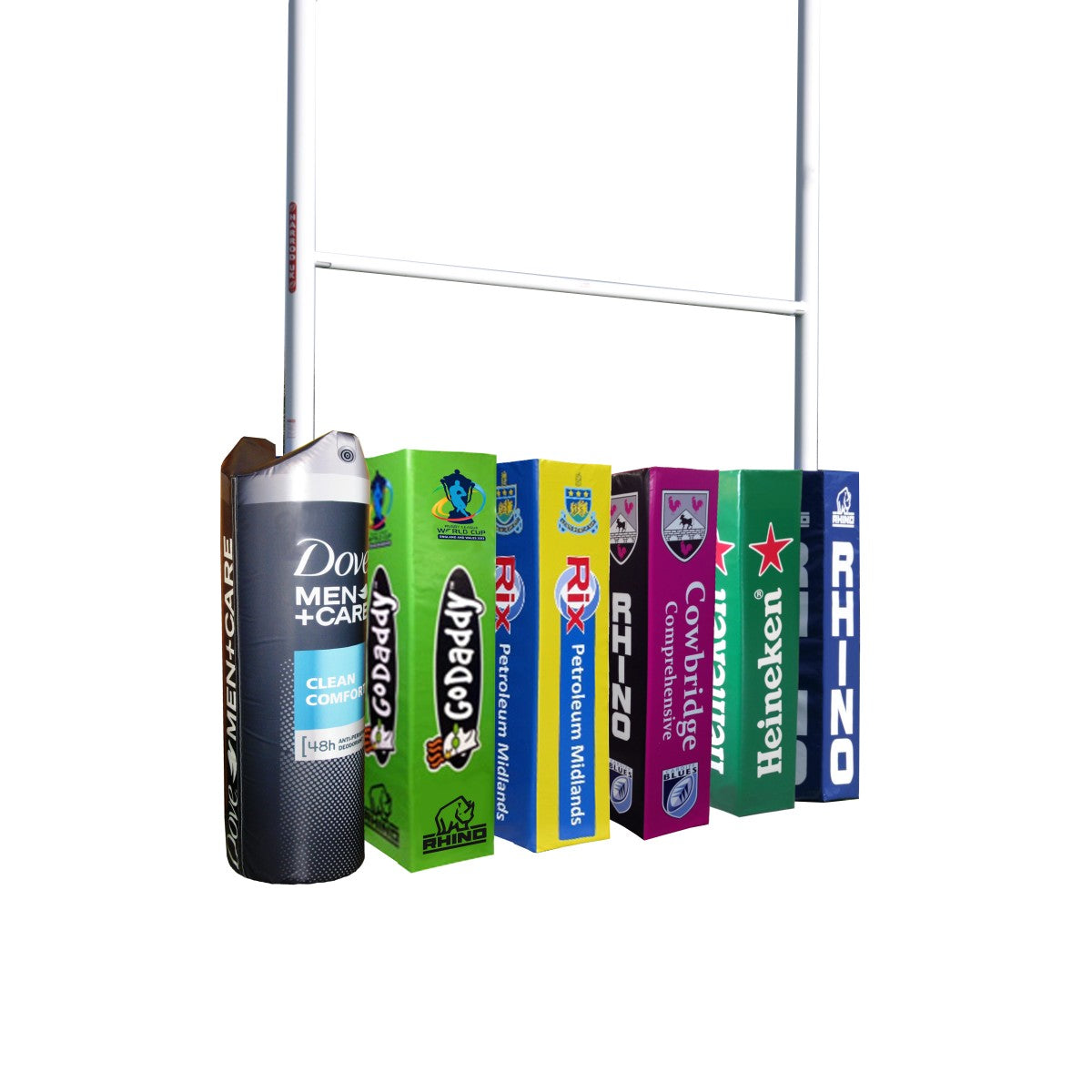 Custom Rugby Goal Post Pads | Rhino Rugby USA