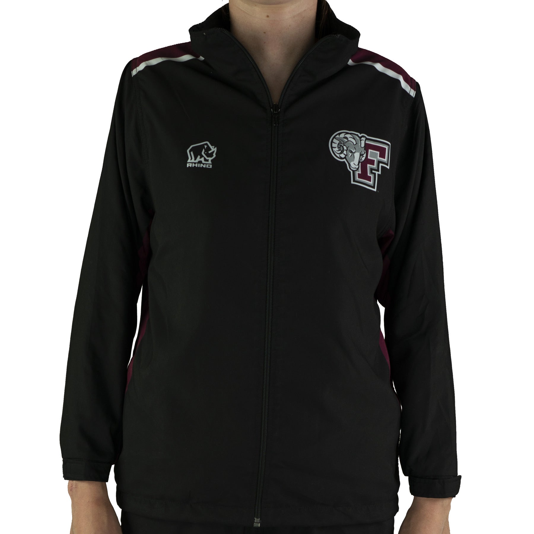 Custom Women’s Sublimated Track Jacket | Team Warmup Jackets | Rhino Rugby