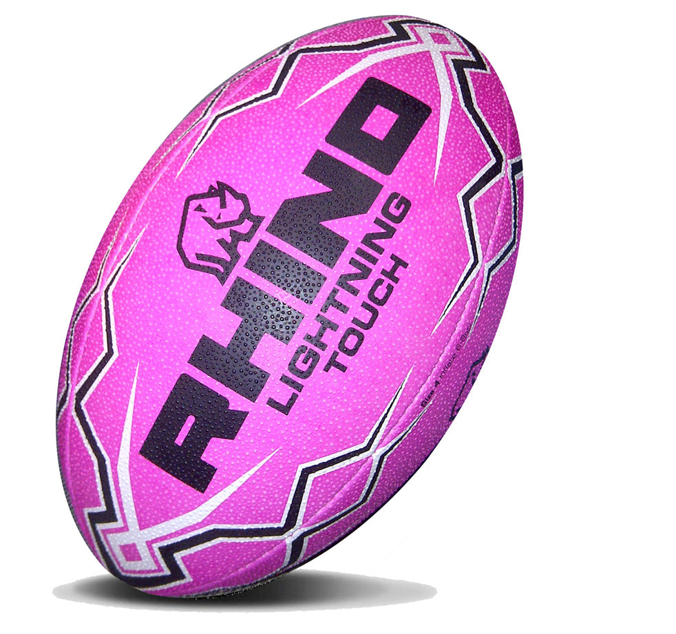Rhino Lightning Touch Rugby Ball | Durable & High Grip